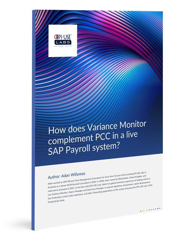 Download white paper: How does Variance Monitor complement PCC in a live SAP Payroll system?